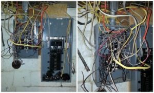 Dangerous electrical wiring systems - examples and fixes